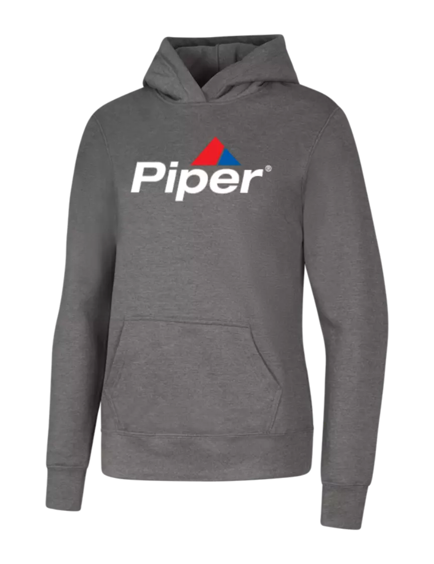 Womens Medium Grey Heather Core Fleece Pullover Hooded Sweatshirt w ...